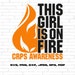 CRPS Awareness Svg Png This Girl is on Fire Svg Orange - Etsy