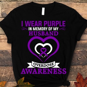 Overdose Awareness Svg Png Bundle, Addiction Recovery Awareness Svg ...