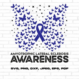ALS Awareness Svg Png, Amyotrophic Lateral Sclerosis Awareness Svg ...