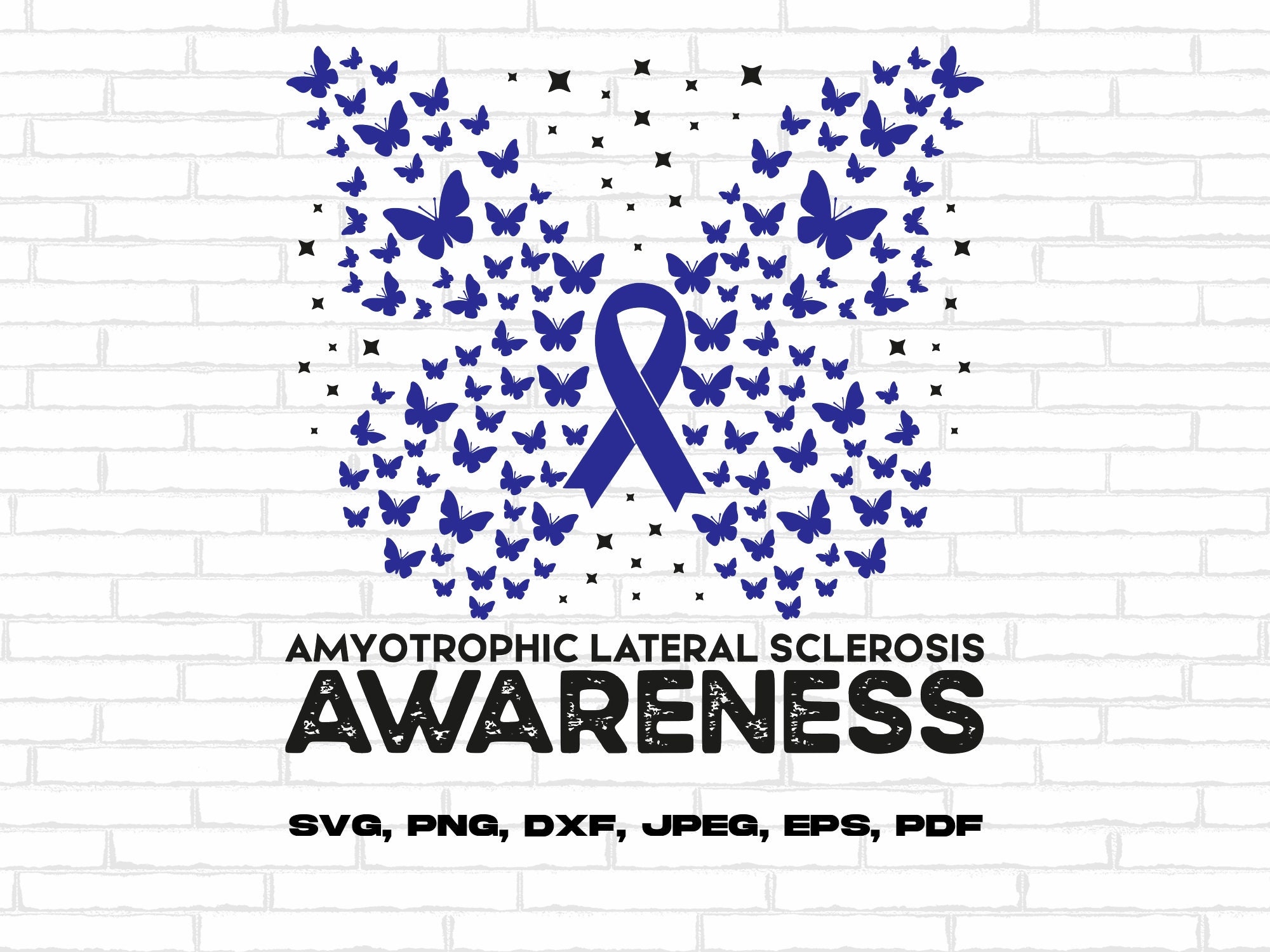ALS Awareness Svg Png Amyotrophic Lateral Sclerosis Awareness - Etsy