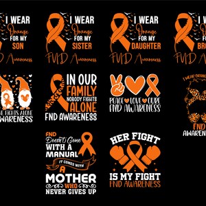 FND Awareness Svg Bundle, FND Awareness Png Bundle, FND Warrior Svg ...