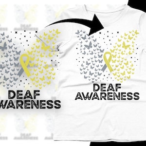 Deaf Awareness Svg Png, Deaf Butterfly Svg, Funny Deaf Art Sayings ...