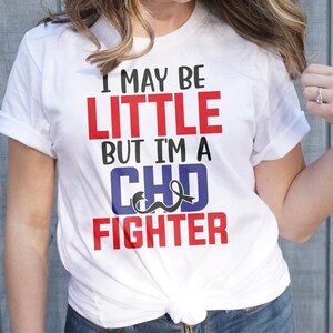Chd Awareness Fighter Svg Png, I May Be Little but I'm a Chd Fighter ...