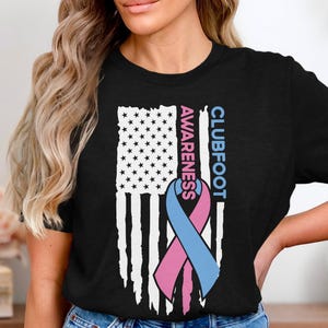 Clubfoot Awareness Svg Png, Flag Clubfoot Svg, Pink and Blue Ribbon Svg ...