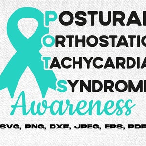 POTS Awareness Svg Png, Postural Orthostatic Tachycardia Syndrome ...