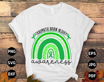 Brain Injury Awareness Svg Png Bundle, Brain Injury Awareness Shirt ...