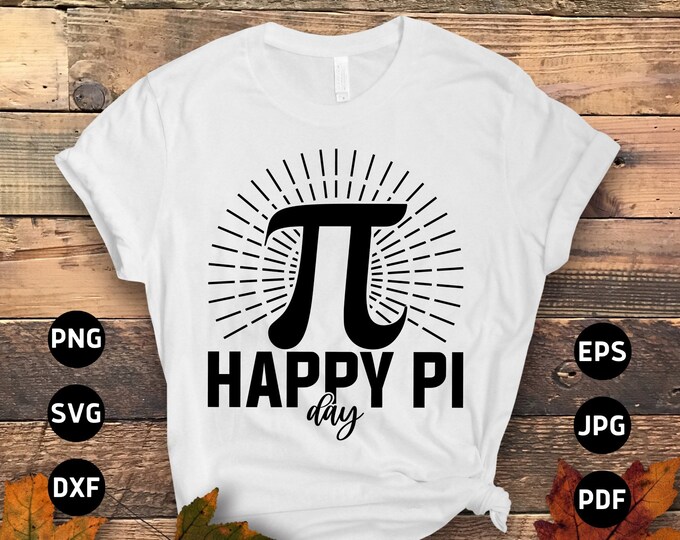 Pi Day Clipart SVG and PNG Files | Happy Pi Day | School Math Teacher ...