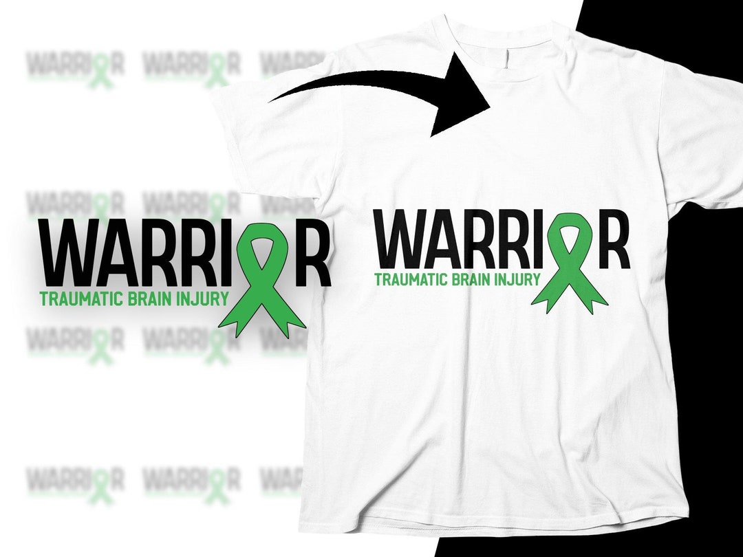 Brain Injury Awareness Svg Png, Warrior Traumatic Brain Injury Svg ...