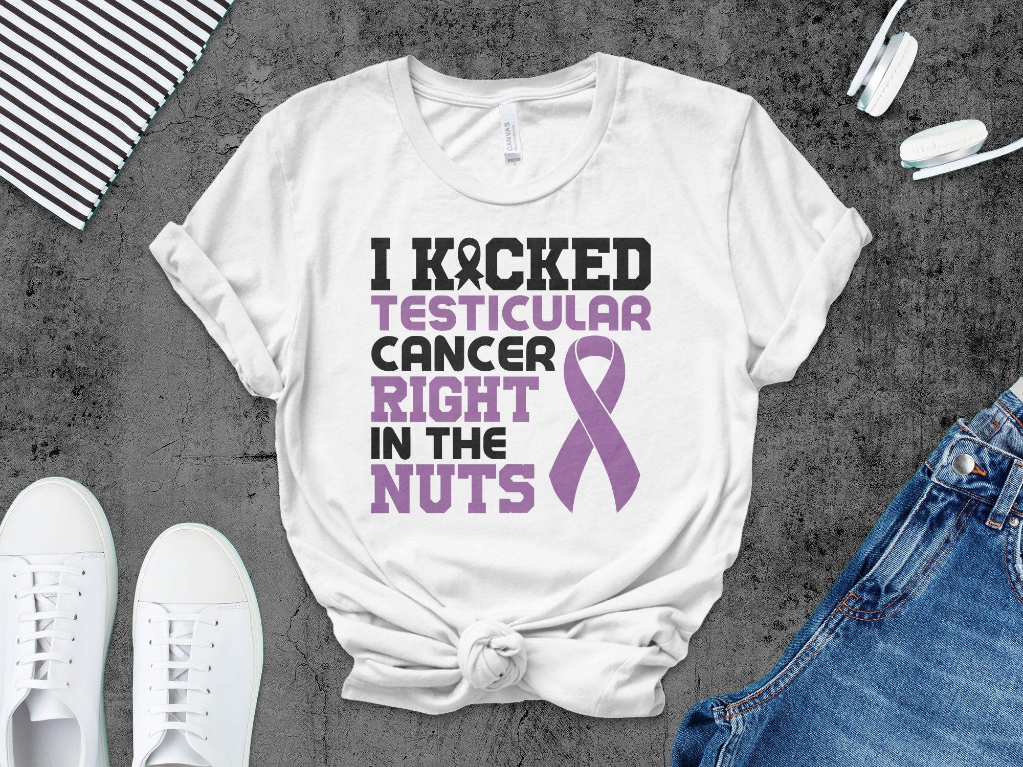 Testicular Cancer Awareness Svg Png I Kicked Testicular - Etsy