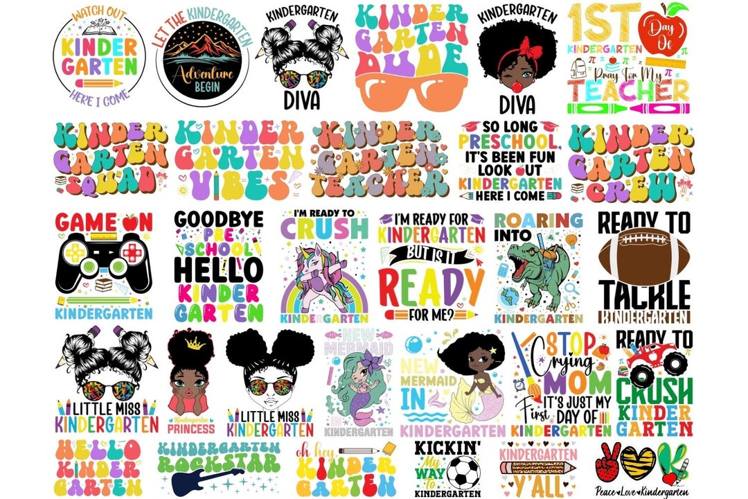 Kindergarten Svg, Kindergarten Png - Etsy