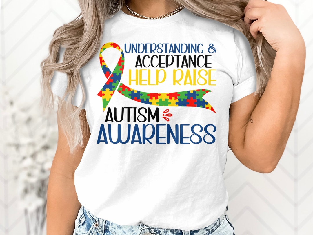 Understanding & ACCEPTANCE Help Raise Autism Awareness Svg, Autism ...