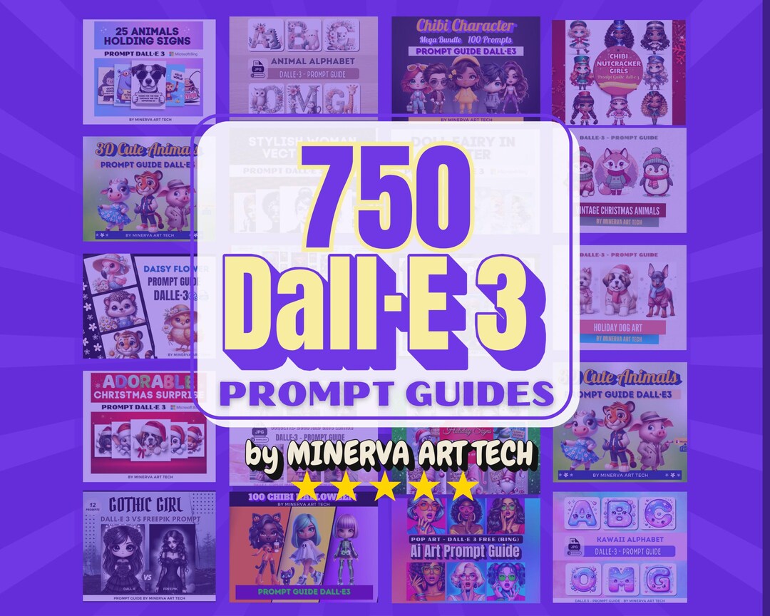 Dalle Prompt Guide | 750 AI Image Prompt Bundle | Ai Cheatsheet ...