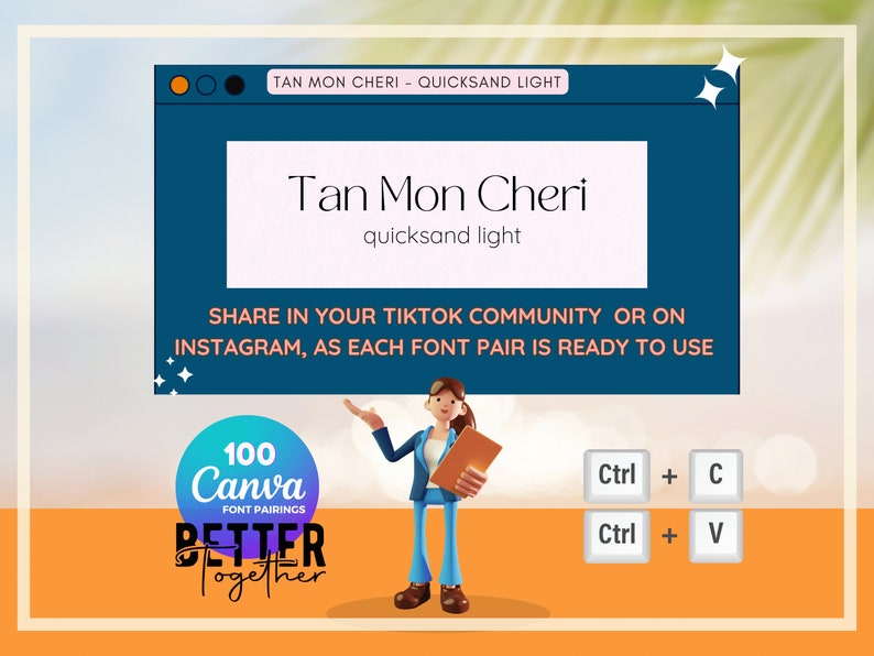 100 Canva Font Parings Fonts That Go Together Perfect for - Etsy