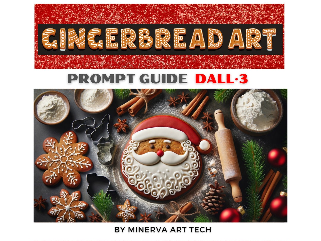 Gingerbread Cookie Art Dalle 3 Prompts Chatgpt Prompt - Etsy UK