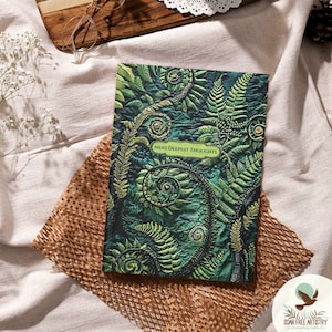 Forest Ferns Nature Journal | Personalized Hardcover Woodland Botanical ...