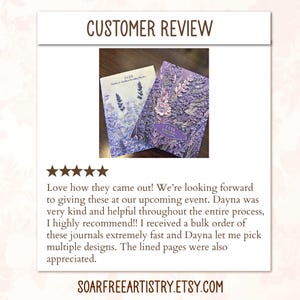 Lavender Gifts Personalized Journals for Women | 5 Pretty Purple ...