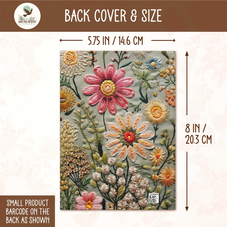 Sage Wildflower Journal for Women | Personalized Hardcover Keepsake ...