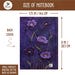 Violet Purple Flowers Journal | Personalized Purple Floral Notebook for ...