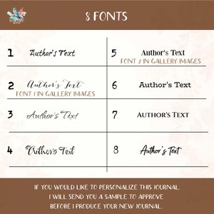 Personalized Sage Green Journal for Women Hardcover Floral Faux ...