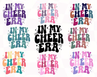 In My Cheer Era Svg,in My Cheer Era Png, Cheer Mom Era Svg, Cheer Svg ...