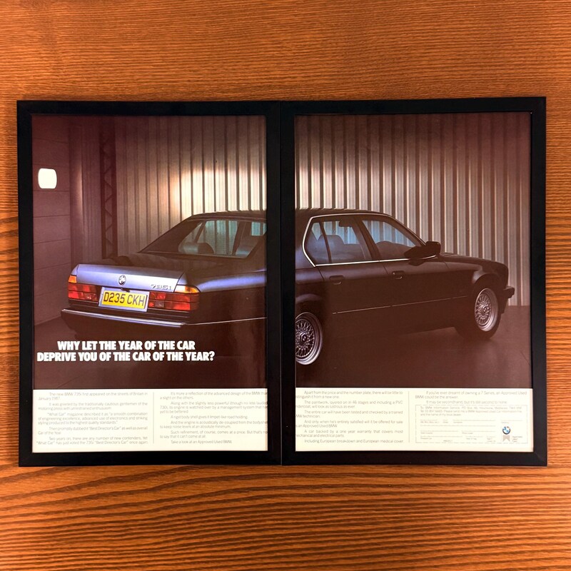 Car Ad Poster Bmw - Etsy UK