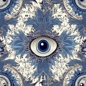 Turkish Eye Seamless Patterns, Seamless File, Seamless, Commercial Use ...