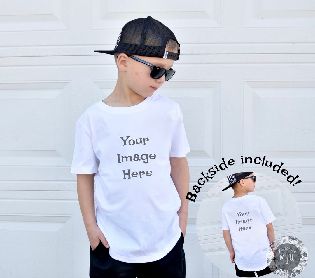 Kids Modeled T-shirt Mockup, Model, Toddler Tee, Child Model Mock-up ...