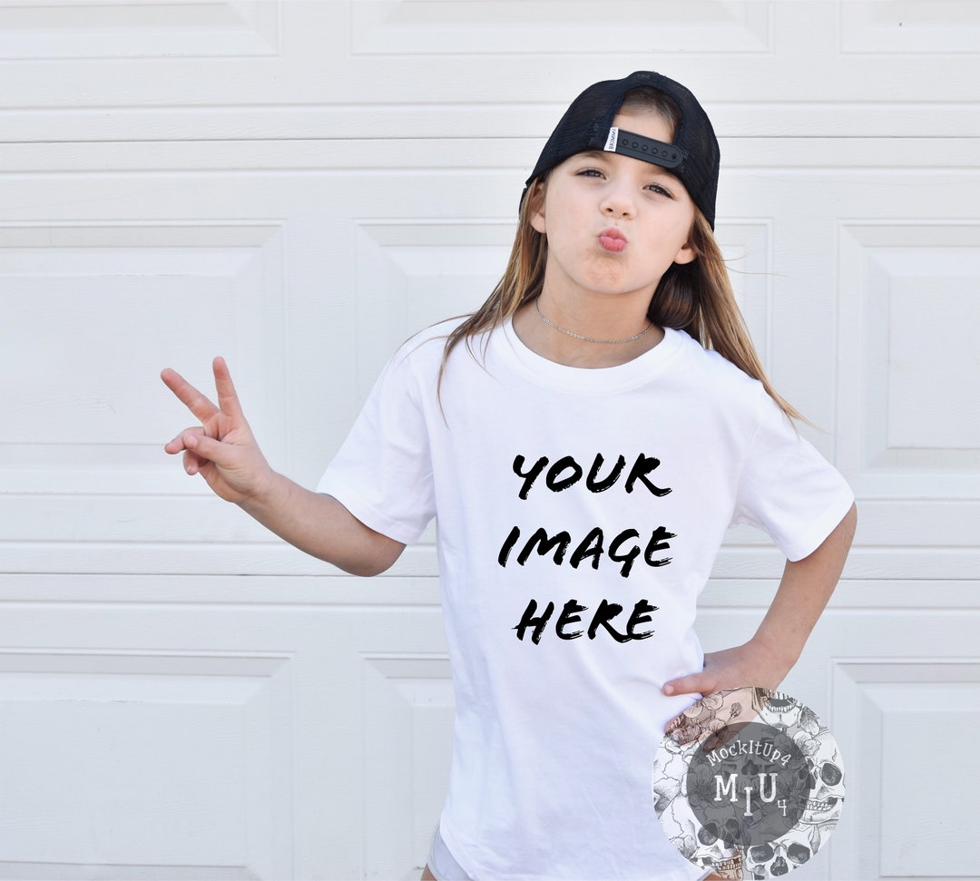 Kids Modeled T-shirt Mockup, Model, Toddler Tee, Child Model Mock-up ...