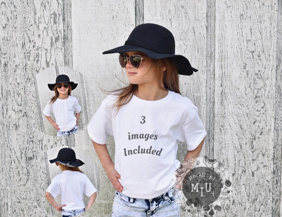 Kids Modeled T-shirt Mockup, Model, Toddler Tee, Child Model Mock-up ...