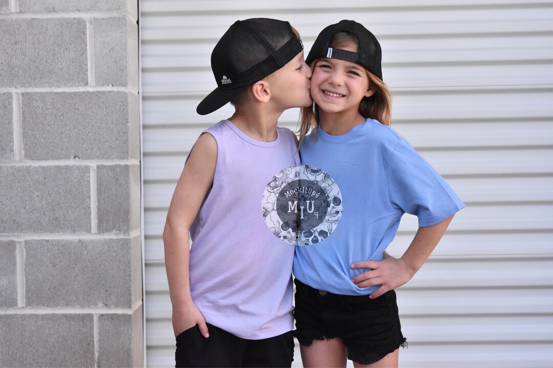 Kids Modeled T-shirt Mockup, Model, Toddler Tee, Child Model Mock-up ...