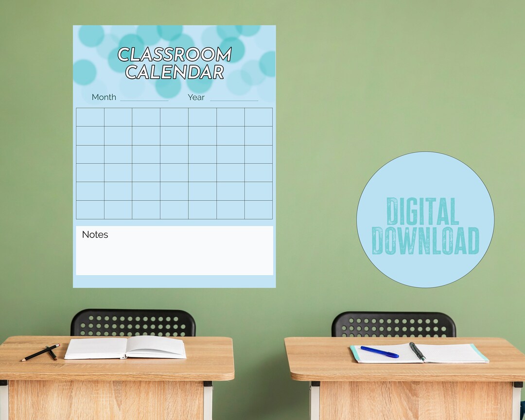 Organize Every Day: Printable Classroom Calendar for Effective Teaching ...