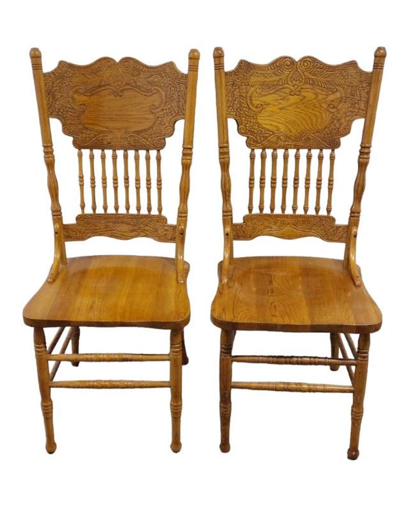 Farmhouse Round Dining Table and 6 Chairs With Extension Leaf - Etsy