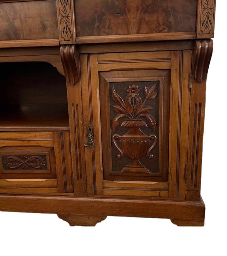 Vintage Display Cabinet Bookcase Display Case Breakfront - Etsy