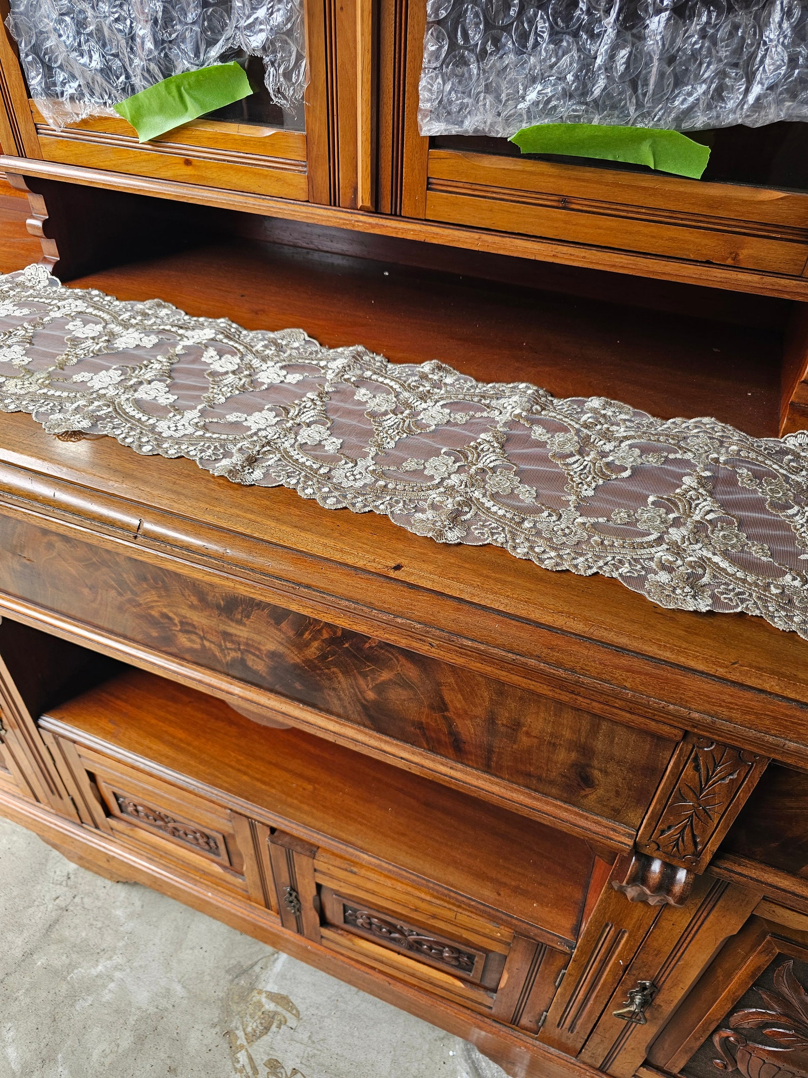 Vintage Display Cabinet Bookcase Display Case Breakfront - Etsy