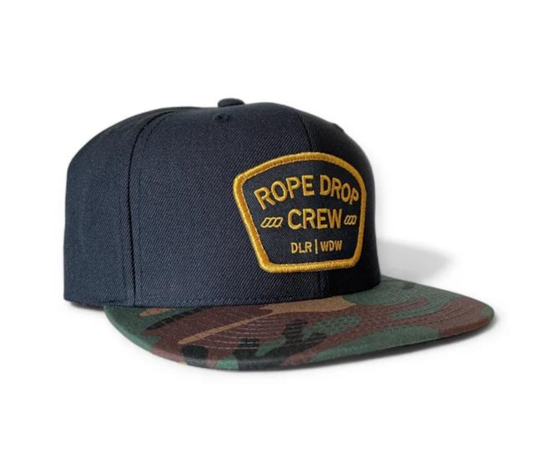 Rope Drop Crew Patch Hat – Disney Parks, Snapback Trucker Hat - Etsy