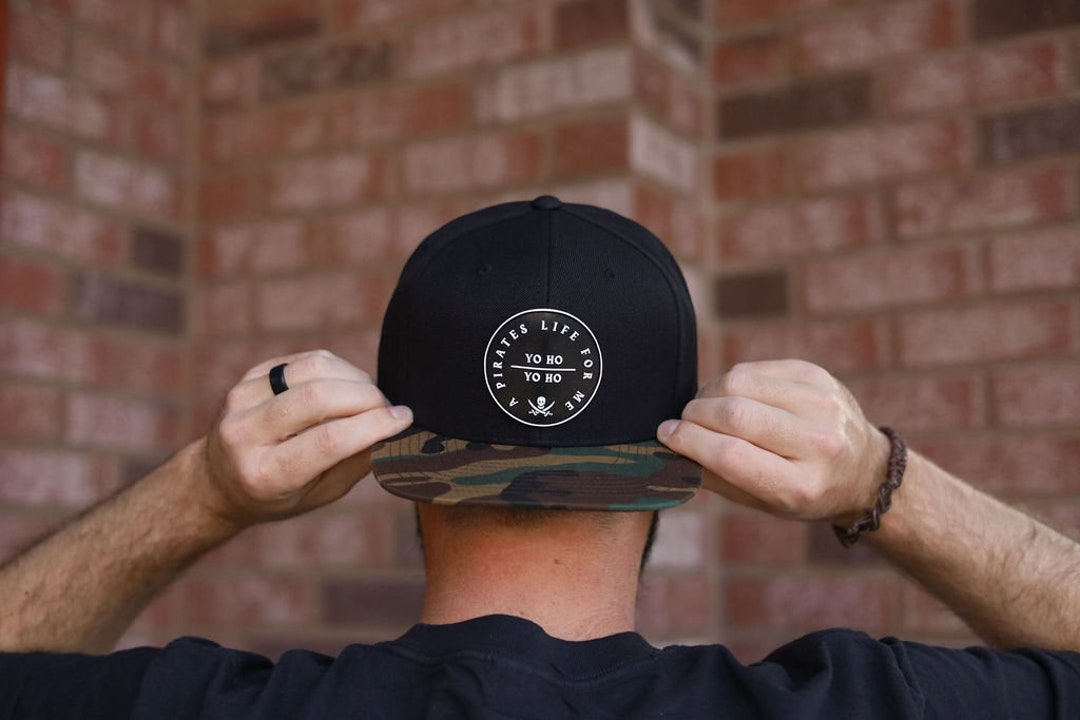 Pirates of the Caribbean PVC Patch Hat- Pirate Patch | Adult Sizes ...