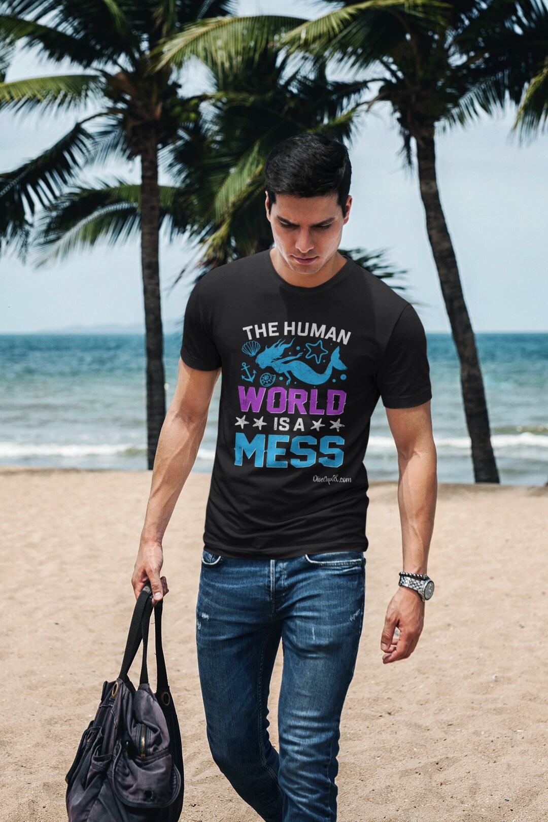 The Human World is a Mess" Relaxed Fit T-shirt - Etsy