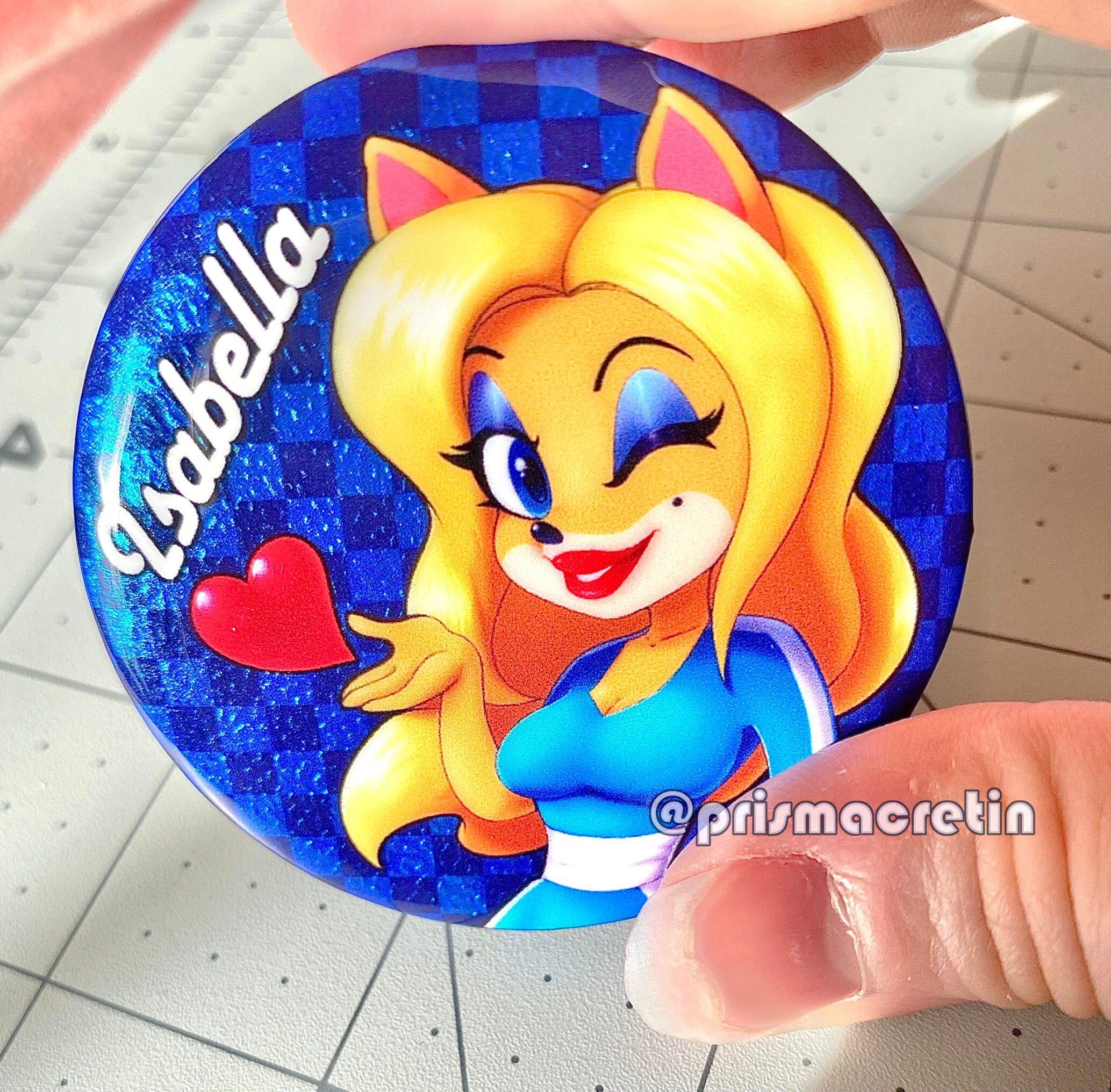Isabella Bandicoot Keychain and Can Badge - Etsy