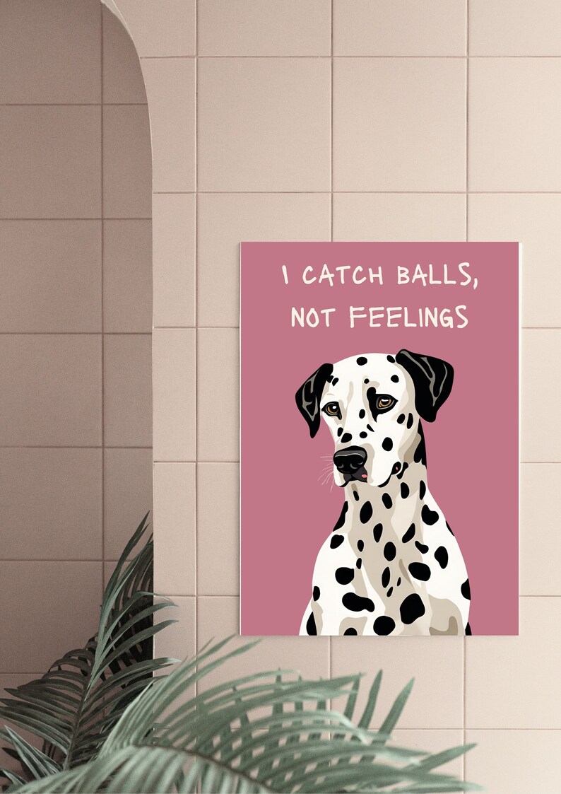 DALMATIAN POSTER BUNDLE- Printable Digital - Home Decor, Dog Mum Gift ...