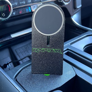 Rotating Magsafe Wireless Charger / Phone Mount for 2021+ Ford F-150 ...