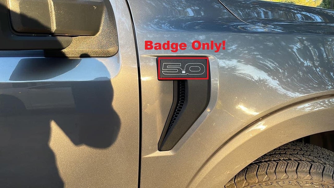 5.0 Fender Vent Badge (pair) for 2021+ Ford® F150 - Etsy