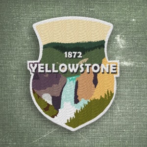 Yellowstone National Park Patch - Etsy
