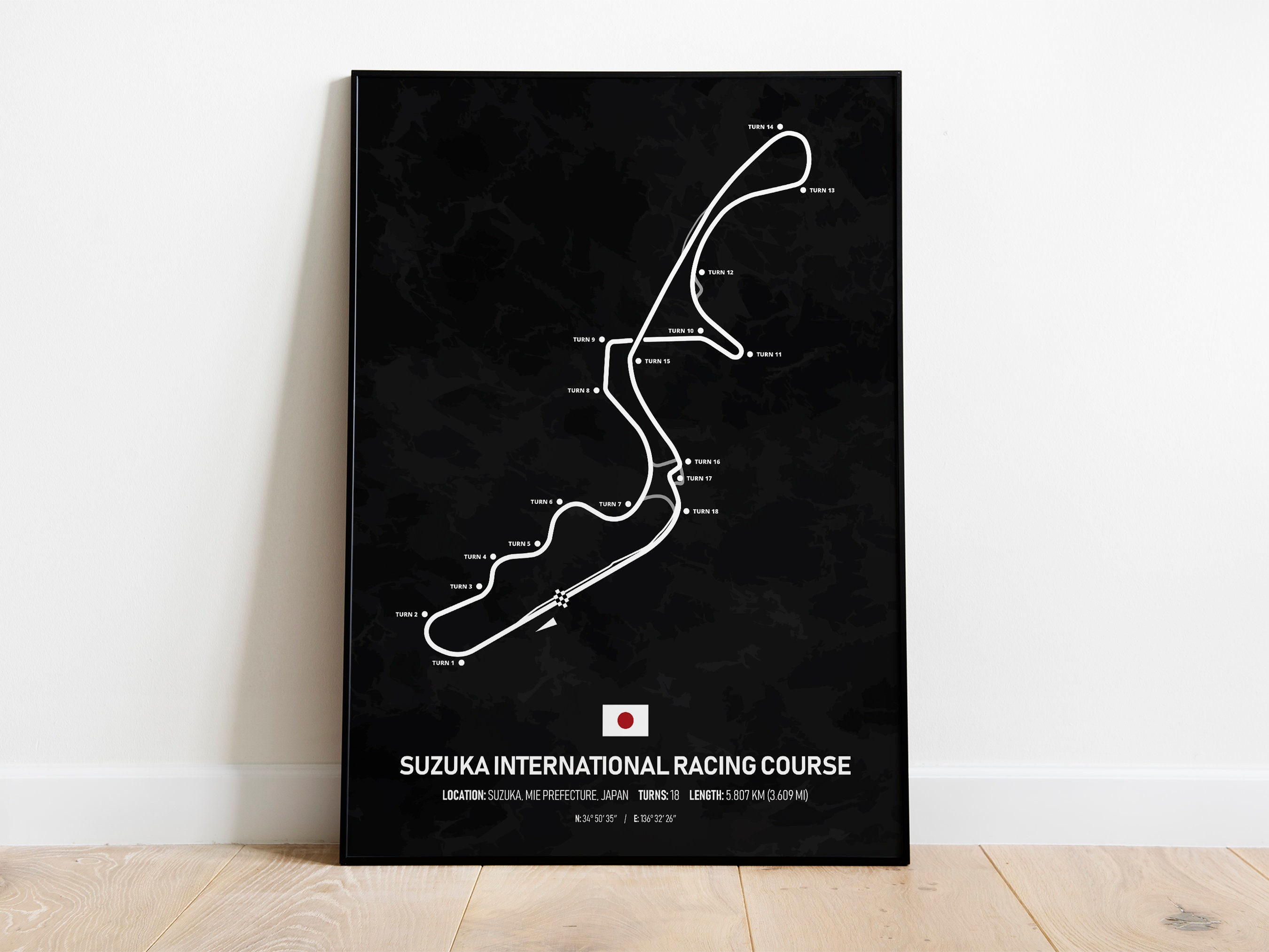 F1 Circuit Suzuka International Racing Course Poster - Suzuka, Japan ...