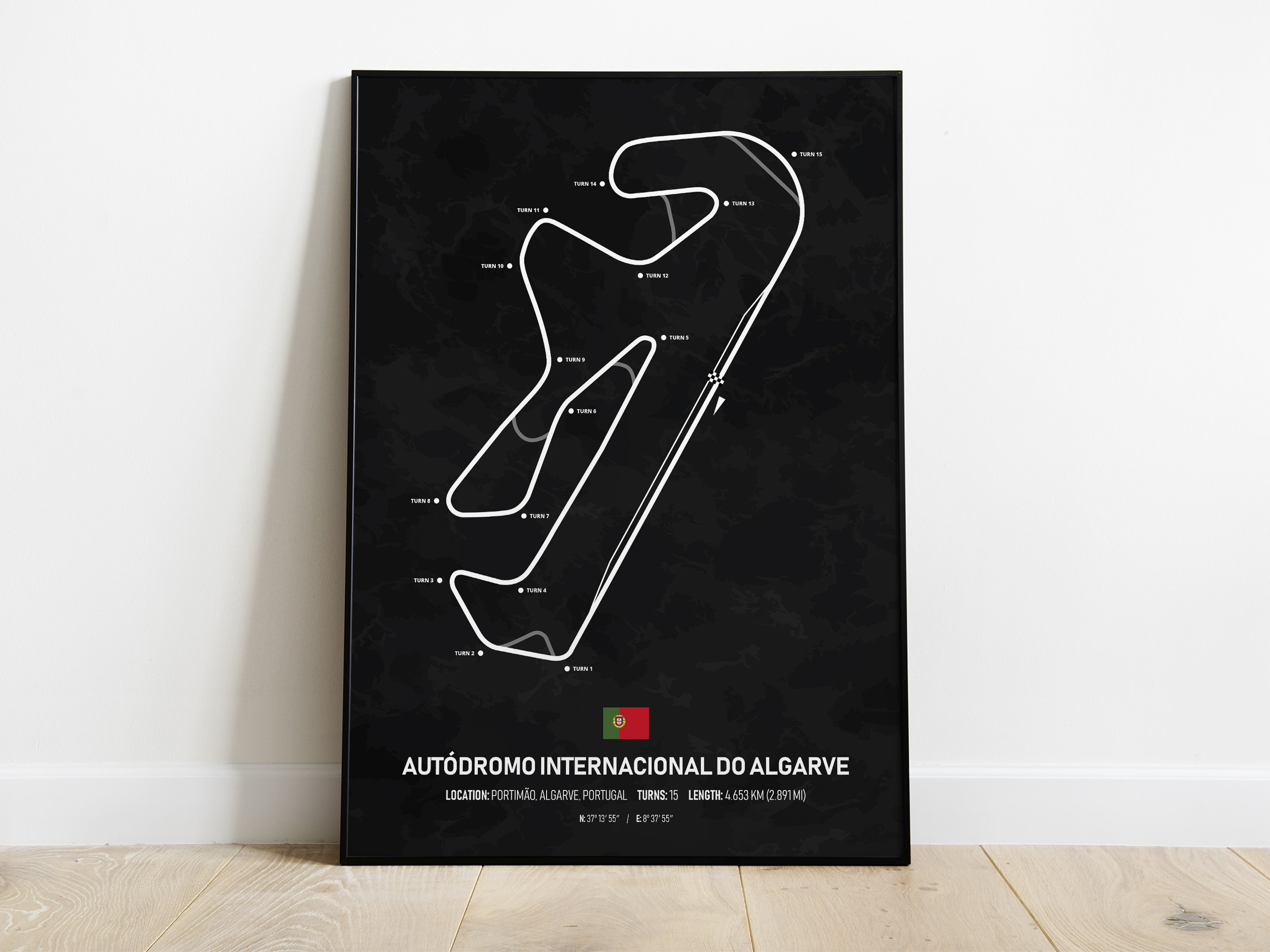 F1 Circuit Autodromo Internacional Do Algarve Poster - Portimão ...