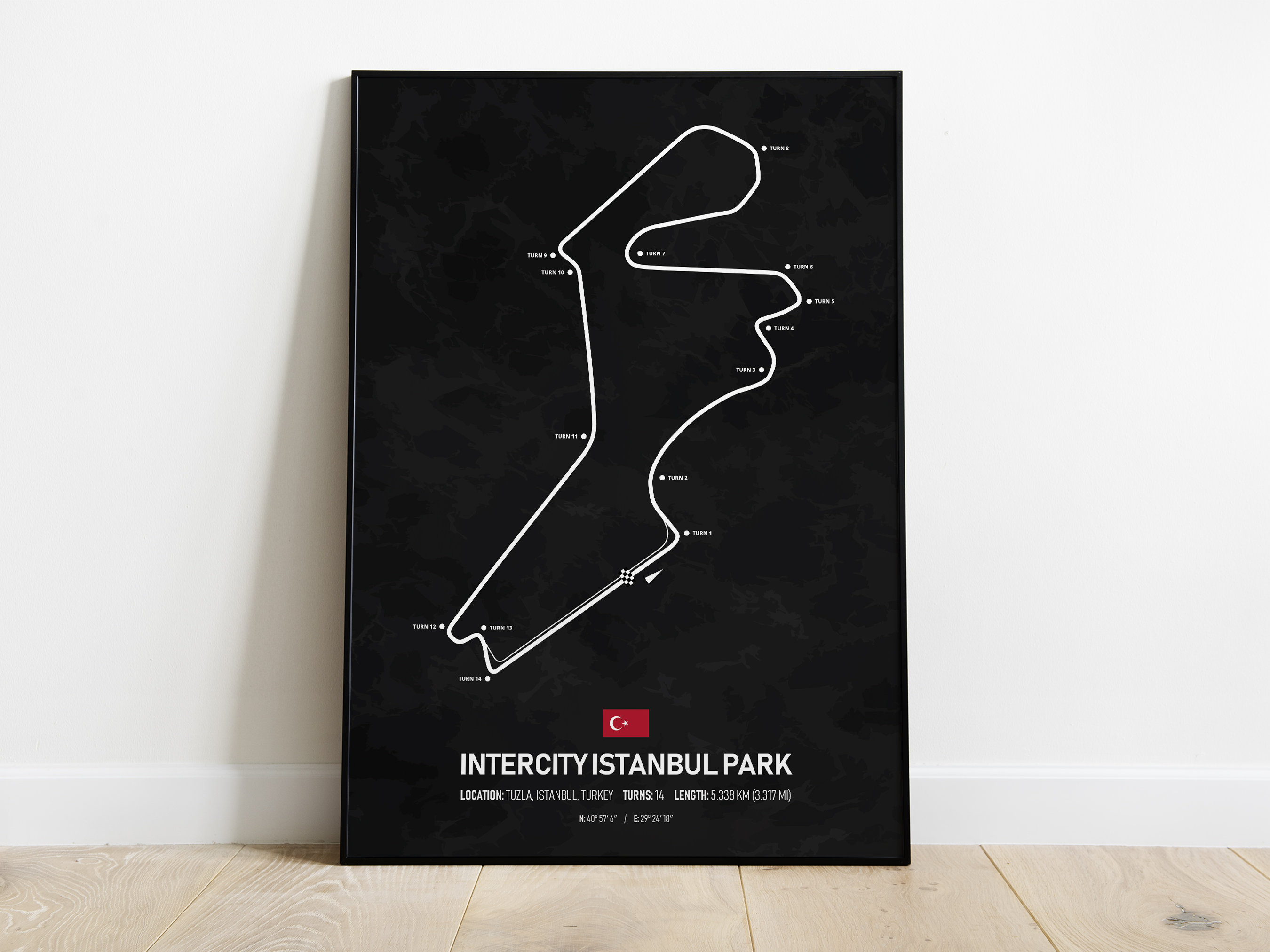 F1 Circuit Intercity Istanbul Park Poster - Istanbul, Turkey - F1 Grand ...