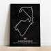 F1 Silverstone Circuit Poster - Silverstone, United Kingdom - F1 Grand ...