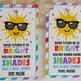 Printable End of School Year Summer Gift Tag, Your Future is so Bright ...