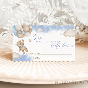 Guess What's in the Dirty Diaper Sign Teddy Bear We Can Bearly Wait ...