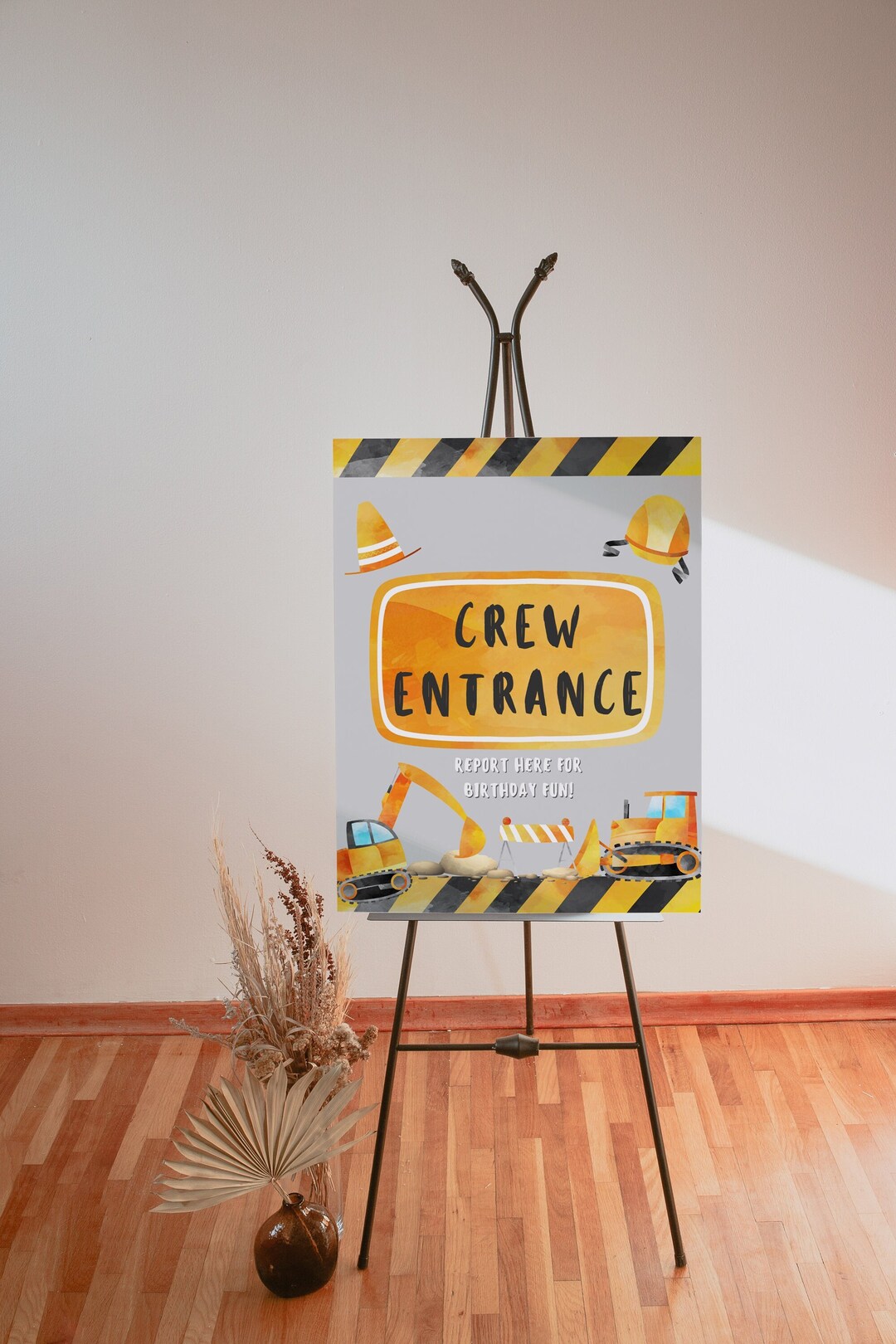 Crew Entrance Dump Truck Birthday Party Digging Party Construction Site ...