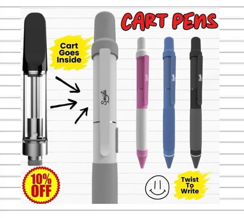 Dual-function School Work Lowkey Penjamin Cart Pen Battery With Charger ...